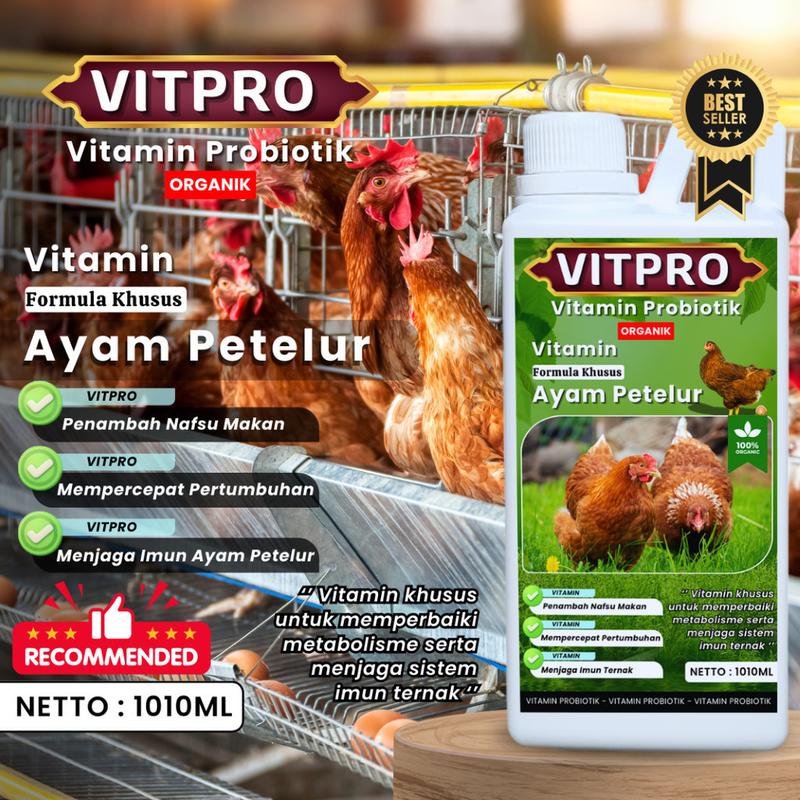 VITPRO AYAM PETELUR, 1010ml Obat Dan Suplemen Pemacu Produks - Shop ...