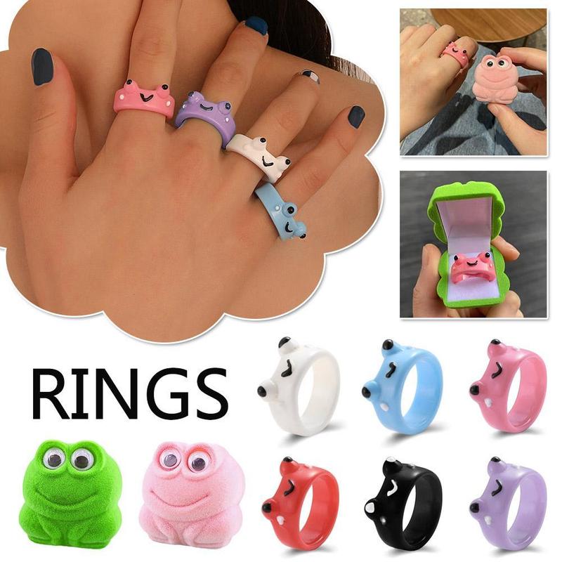 Cincin Katak, Reka Bentuk Comel, Kotak Cincin, Aksesori Cincin - TikTok ...