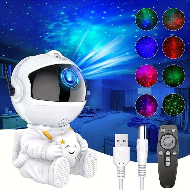 Star Astronaut Projector Lamp,Galaxy Star Projector LED Night Light ...