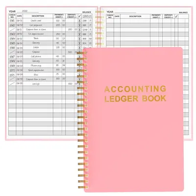 Check Registers CASMONAL A5 Checkbook Registers (20-Pack) - 1,248 Line ...