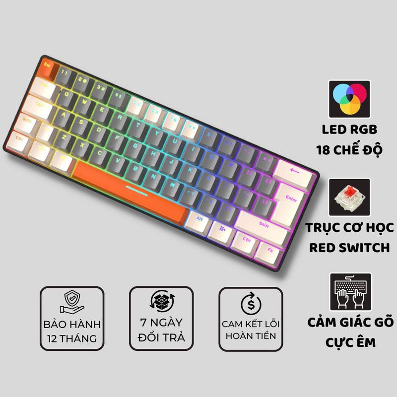 Bàn phím cơ T60 RED, BLUE SWITCH Ziyoulang, kết nối Type-C 62 - TikTok ...