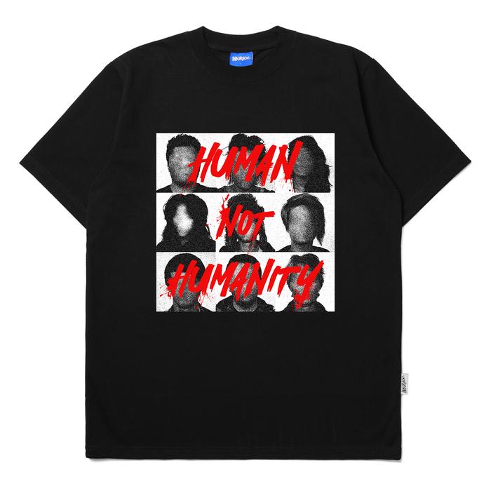 Promo Insurgent Club - Tshirt Kaos Human Not Humanity Black Katun ...