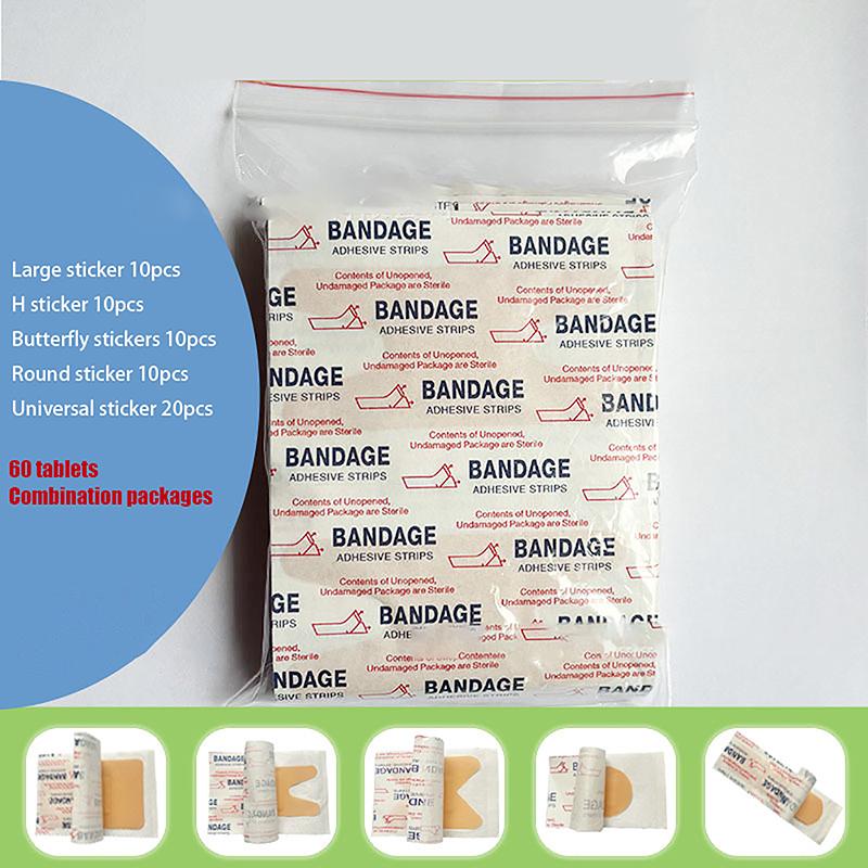 Plaster Pelekat Kusyen, Kalis Air dan Bernafas, 60Pcs, untuk Pembalut ...