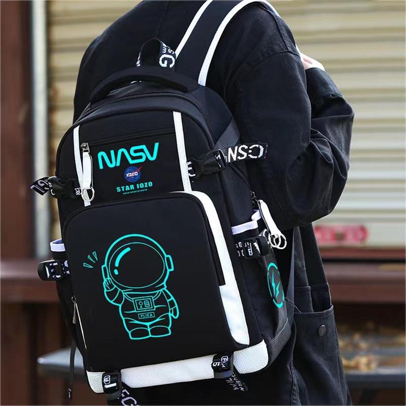 2025 Luminous Schoolbag Children's One Piece Astronaut Backpack ...