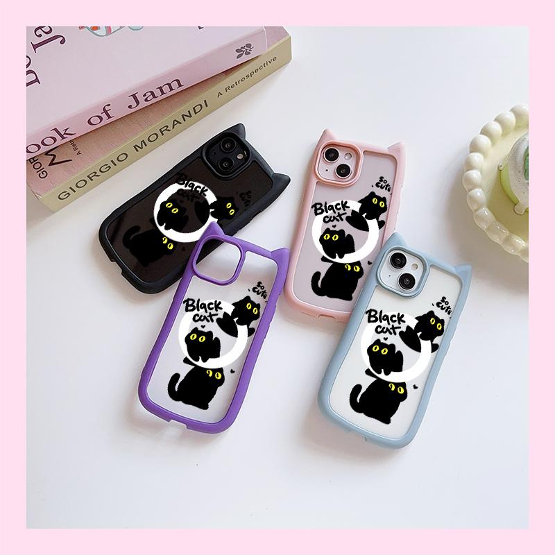 Sarung Telefon Telinga Kucing Macaroon, Perlindungan Gred Tentera ...