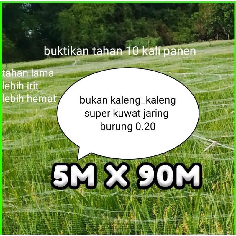 Jaring Burung, Jaring Padi Lubang 2 inchi 0.20 100md/100yds Berbagai - Shop | Tokopedia