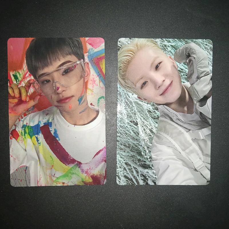 photocard Hoshi ( face the sun ) & woozi ( sector 17 ) - Shop | Tokopedia
