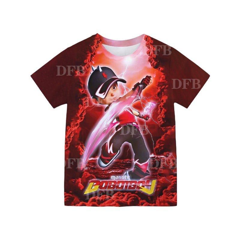 Kemeja-T Budak Bercetak 3D, Corak Anime Kanak-kanak BOBOIBOY - TikTok ...