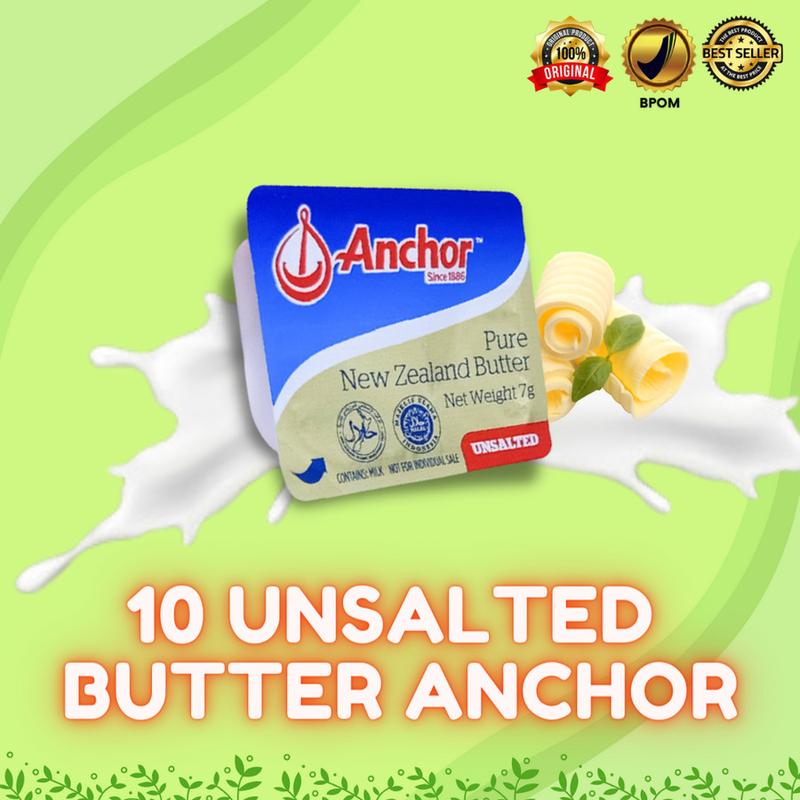 Anchor Unsalted Butter (ub) @7GR 10 Mini Cups - Mentega Bayi Mpasi ...