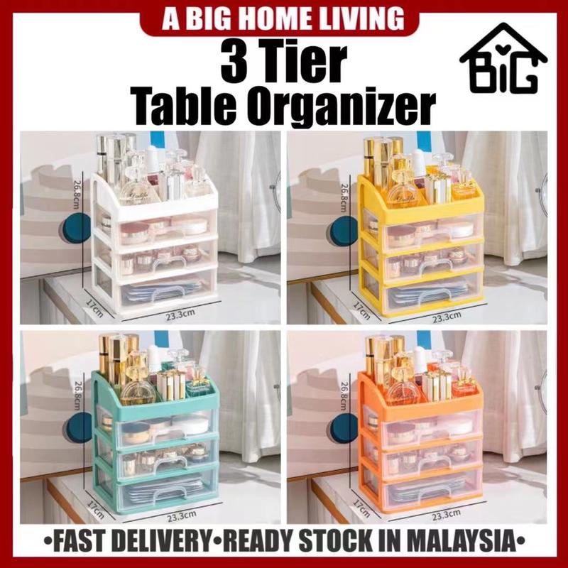 ABIG 3 Tier Table Organizer Cosmetic Drawer Organizer Storag - TikTok ...