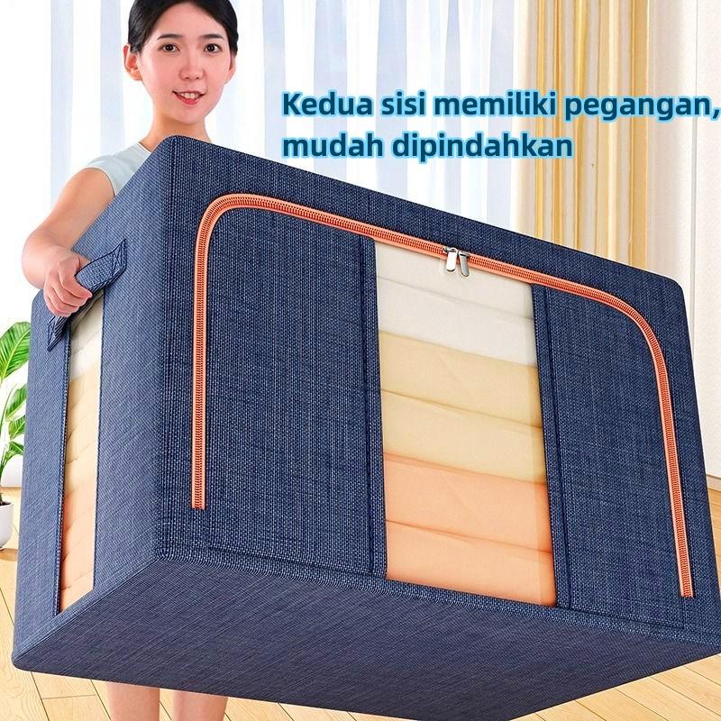 110L-storage-box-box-lipat-besar-kotak-penyimpanan-baju-Bisa-dilipat ...
