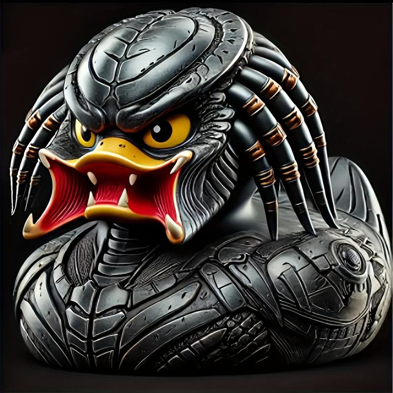 Unique Alien Duck Collectible - Sci-Fi Themed Resin Statue, Featuring ...