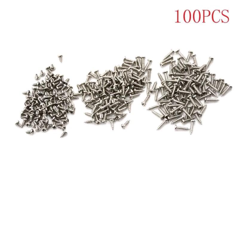 100pcs Mini screw thread diameter round cross universal scre - TikTok ...