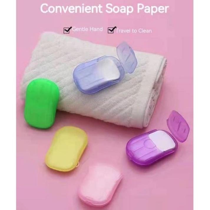 Paper Soap Travel Portable Paper Soap Anti-Bacterial Clean Soap ...