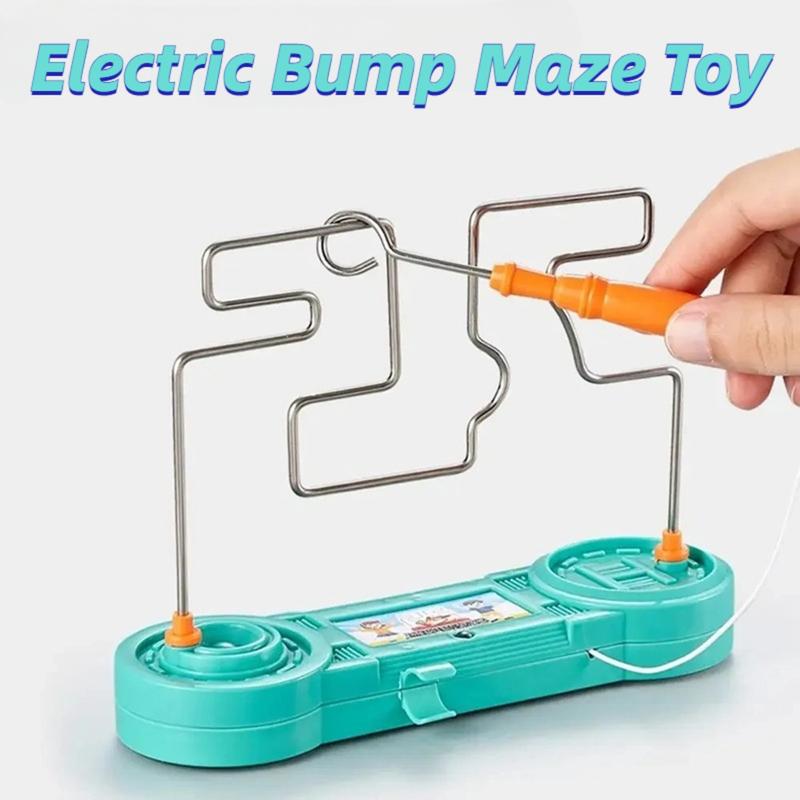 Kids Collision Electric Shock Toy Education Electric Touch Maze ...