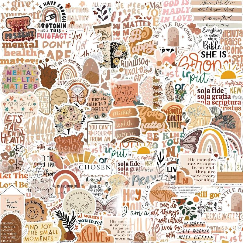 100 count Affirmation Stickers Vintage Inspirational Sticker - TikTok Shop