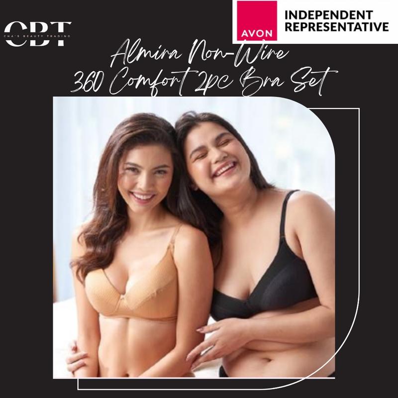 AVON ALMIRA NON-WIRE 360 COMFORT 2PC BRA SET - TikTok Shop Philippines