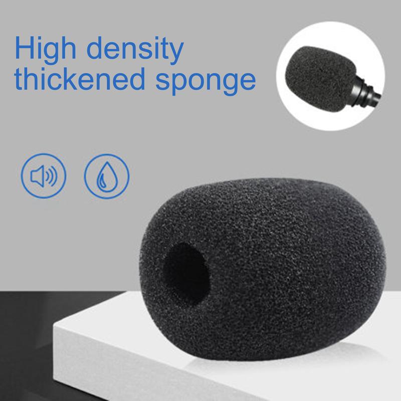 Er.Q-10Pcs MIC Windshield Foam Replaceable Wind-proof Soft Plosives ...