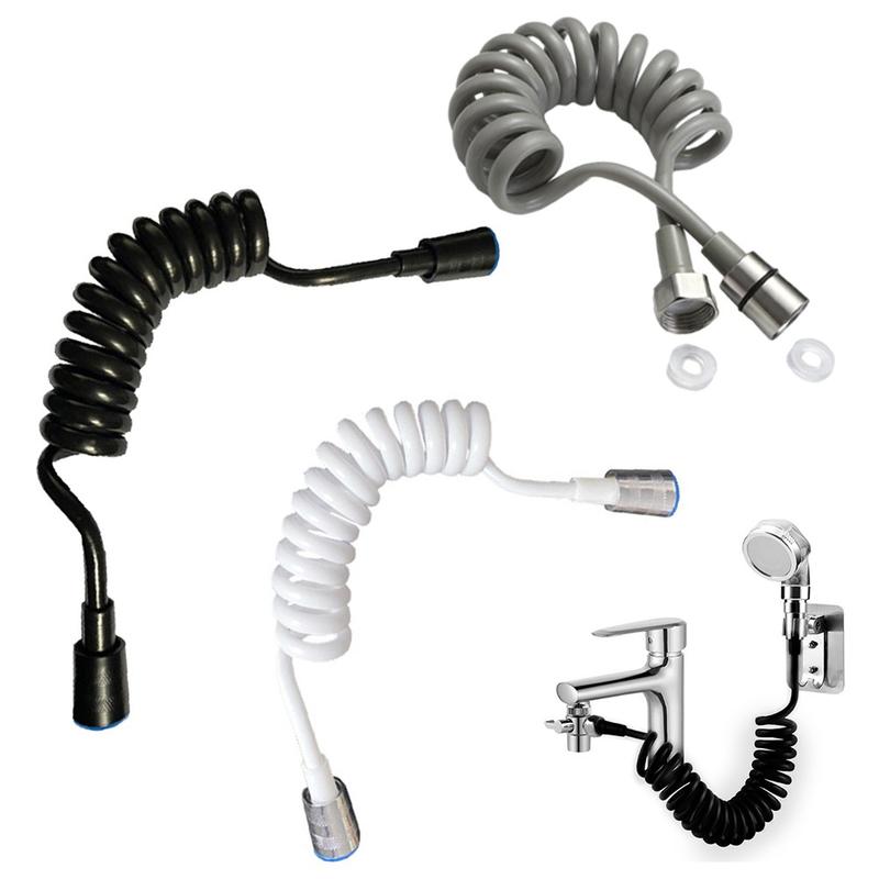 [RATK] 2MCopper Cap Bidet Shower Hose Flexible Retractable Spring ...