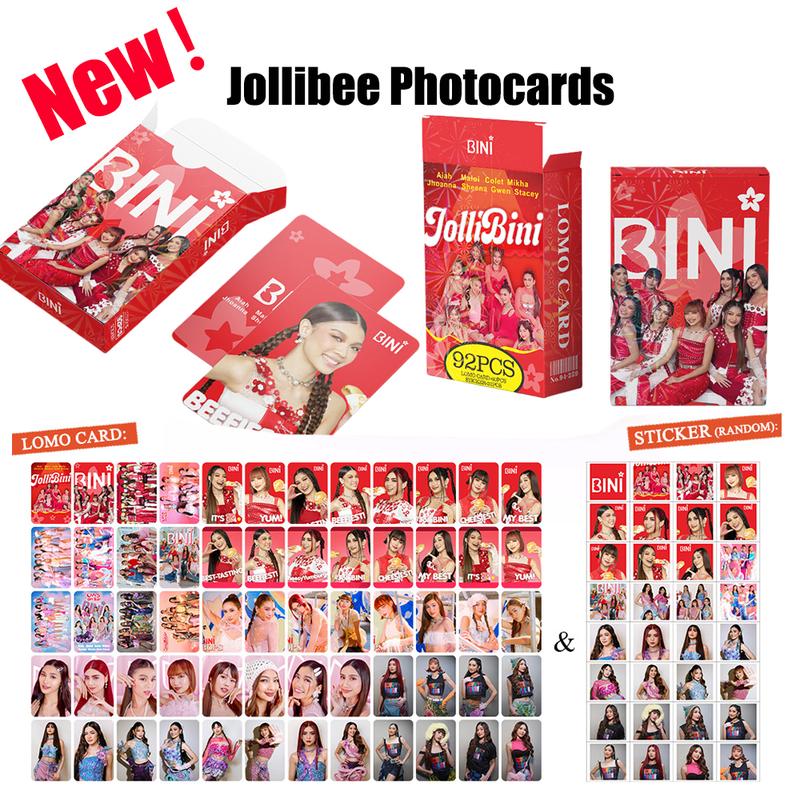 Lomo Cards BINI Jollibini Bini Jollibee Photocards Holographic - TikTok ...