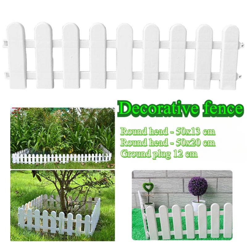 Pagar Plastik Putih, Miniatur, Pagar Hiasan, Alat Berkebun, Pagar ...