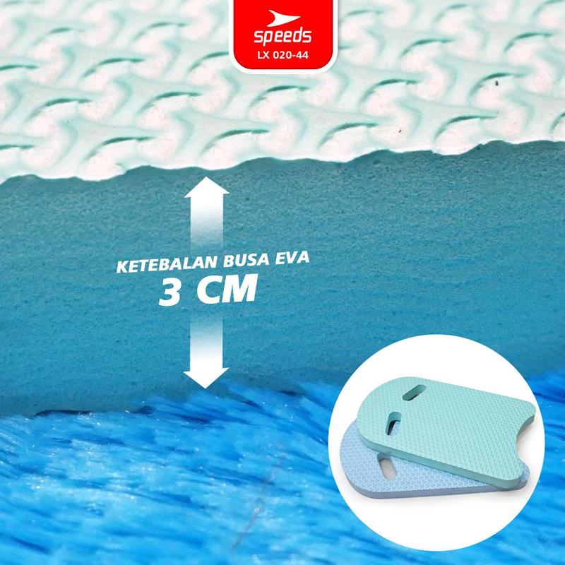 SPEEDS Swimming Board Kick Eva Board Papan Outdoor Pelampung Ringan ...
