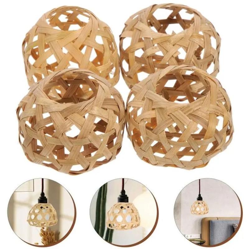 Teduhan Lampu Buluh Tenunan Sangkar Buluh, Hiasan DIY, Teduhan - TikTok ...