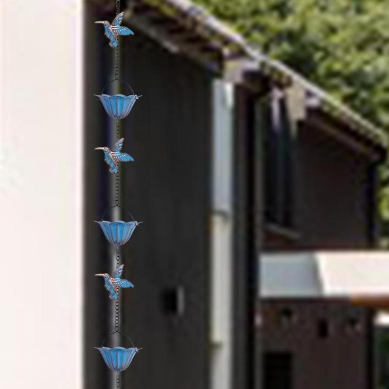 7.87 Feet Rain Chain for Gutters Sheds Home Awnings Replacement ...