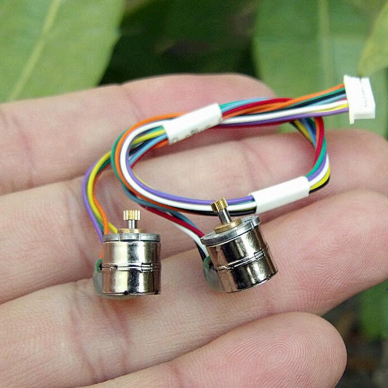2pcs Mini Micro 2-phase 4-wire 8MM Small Stepper Motor Set Shaft-Dia ...