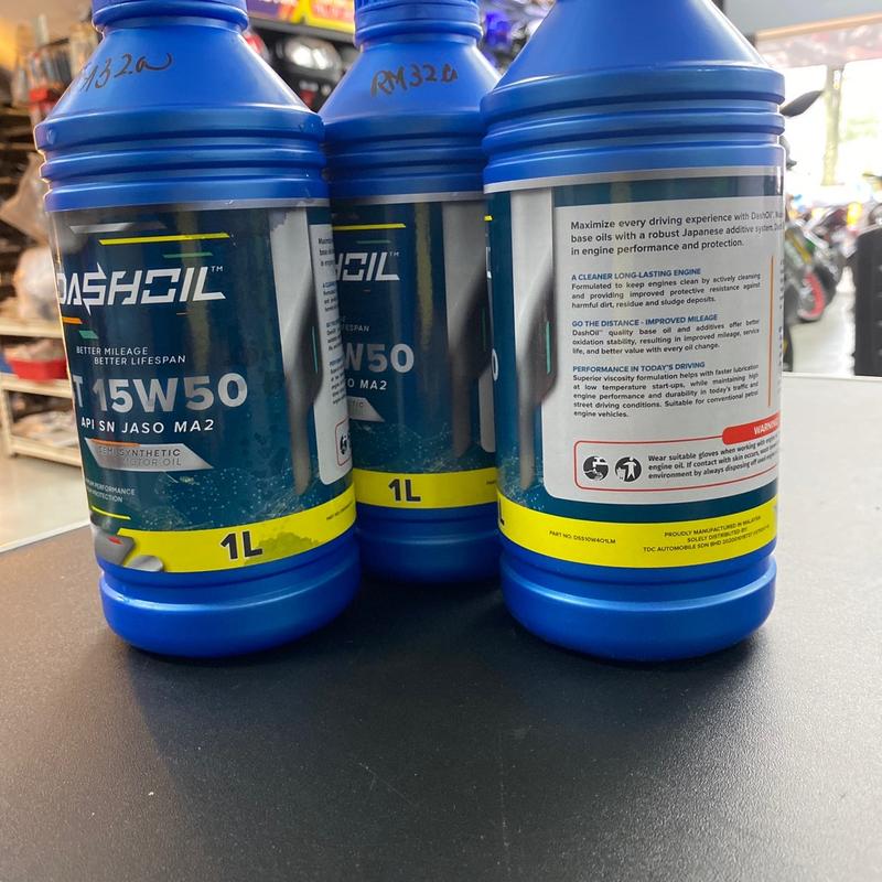 DASH OIL 4T 15W50 - TikTok Shop Malaysia