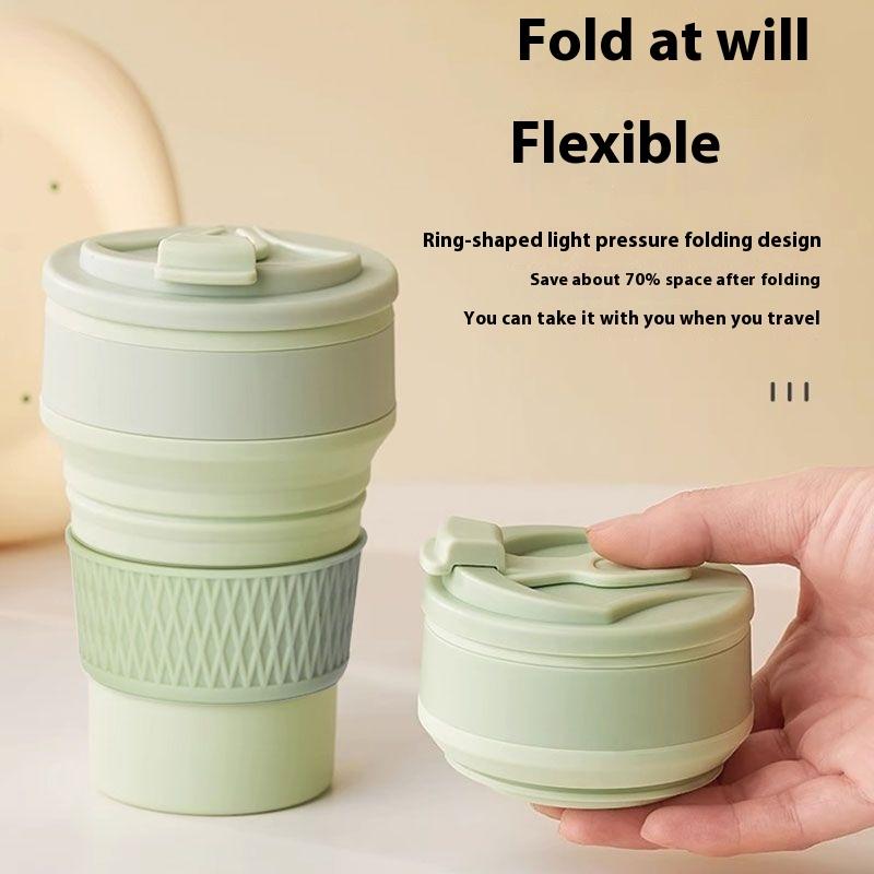 Food Grade Folding Bottle Silicone Outdoor Travel Business Travel ...