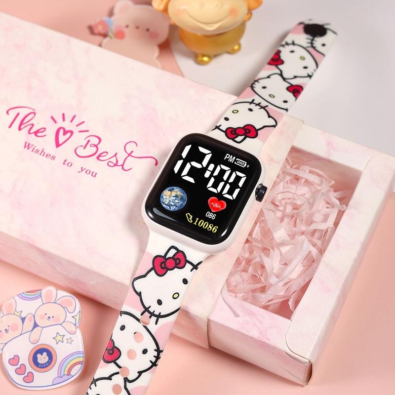 Jam Tangan Digital Kanak-kanak, Sanrio, Jam Tangan LED Skrin - TikTok ...