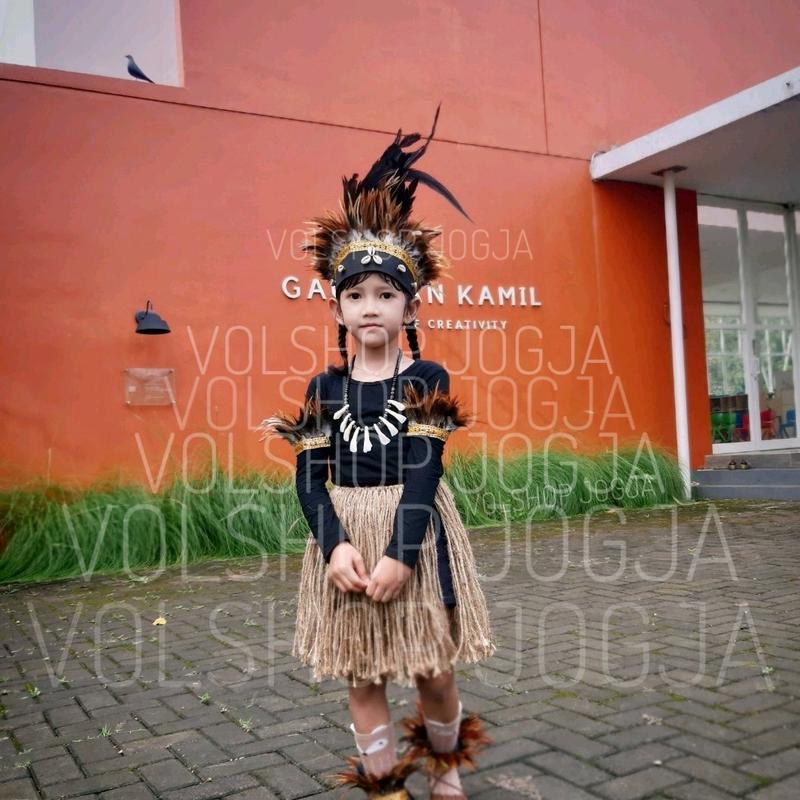 Rumbai goni rok rumbai aksesoris adat papua untuk remaja dan - Shop ...