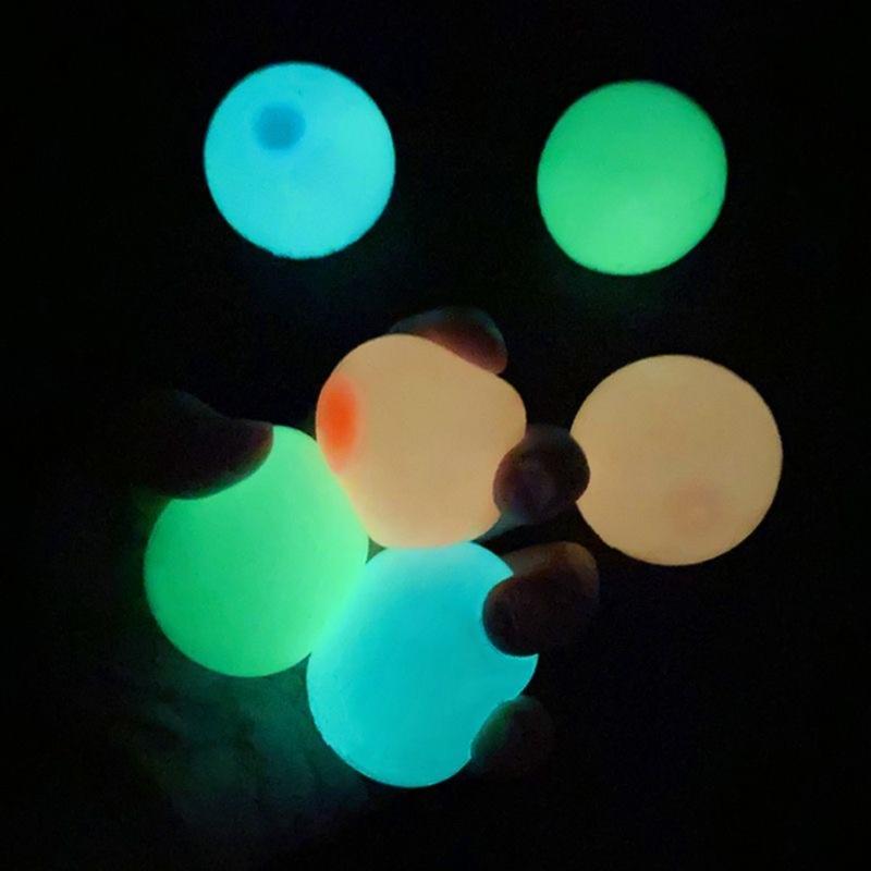 Luminous Standing Sticky Wall Ball Sticky Ball Night Light Sticky ...