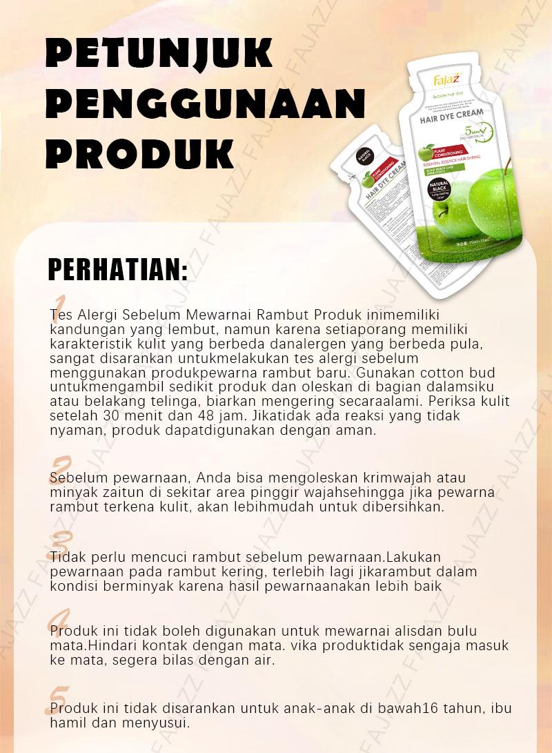 Bonus！【5bksx 30ml 】FajazZ Pewarna Rambut cuma【COD】Produk Terlaris ...