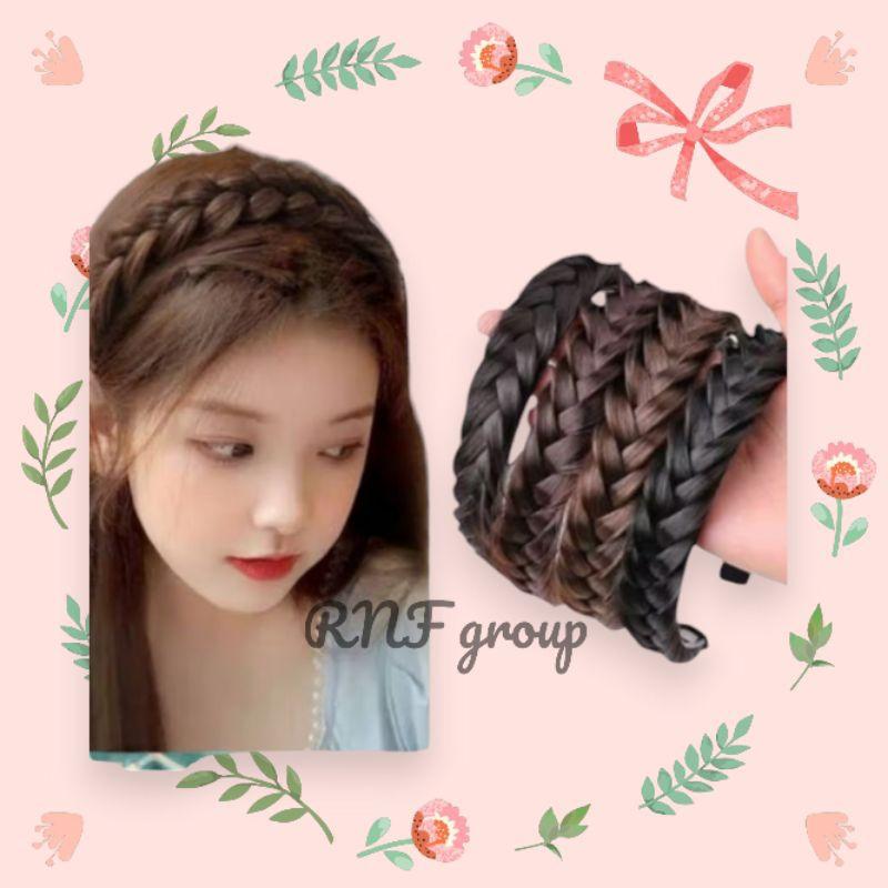 Bando kepang korea/bando wig kepang universal rambut palsu Headbands ...