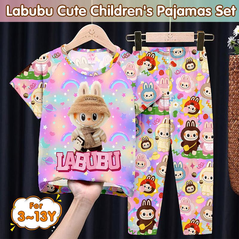 Set Piyama Kanak-kanak, LABUBU, Untuk Perempuan, Piyama Kartun - TikTok ...