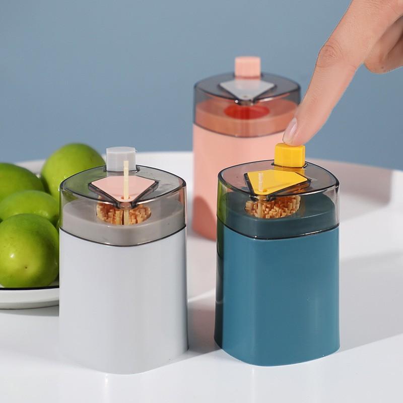 Press Auto Toothpick Dispenser Portable Creative Box - TikTok Shop ...