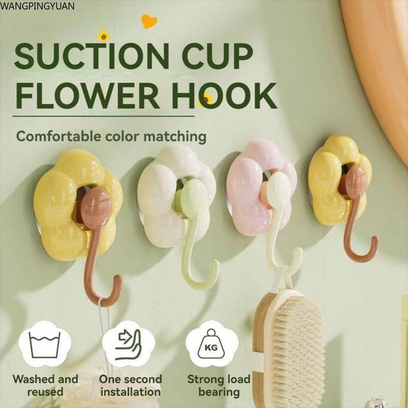 Creative Home Sunflower Suction Cup Hook - No Punch, No Trac - TikTok ...