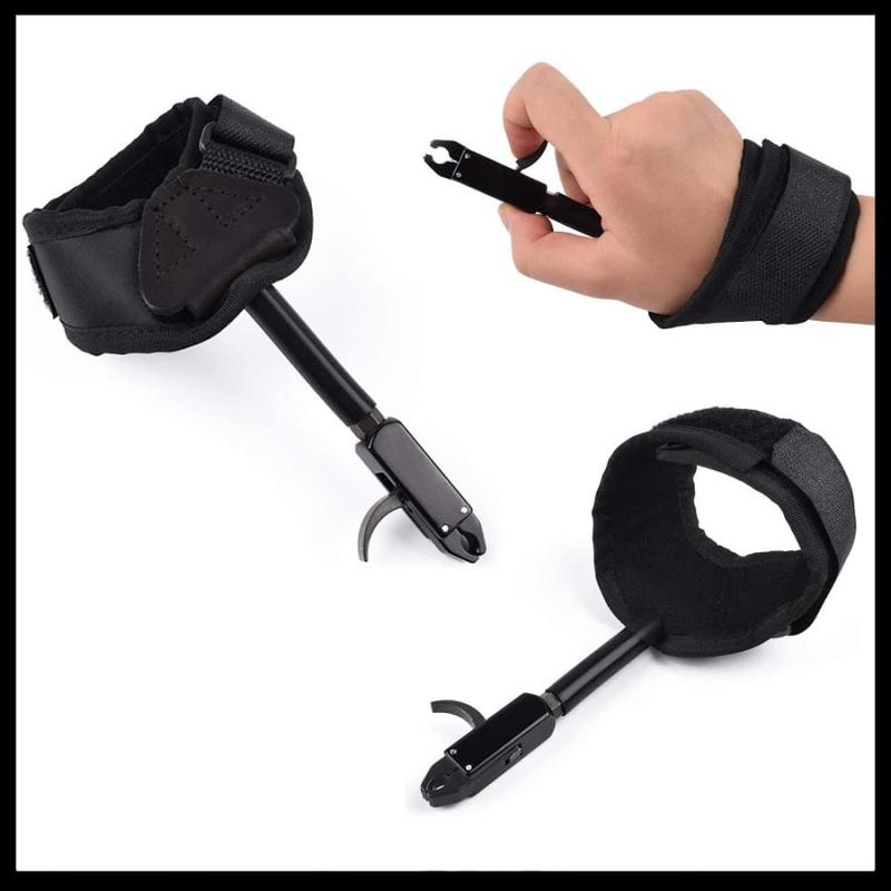 Trigger Bow Caliper Release Aid Arrow Wrist band Compound E01 - Shop ...