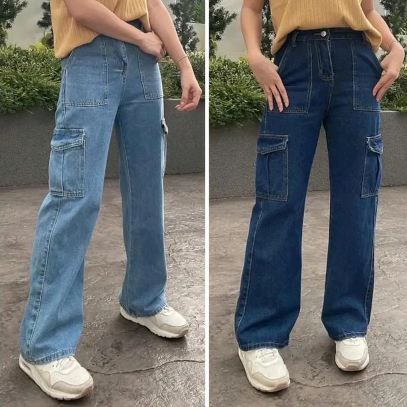 (New arrivals product) Ledis 6 Pocket denim premium quality Ready ...