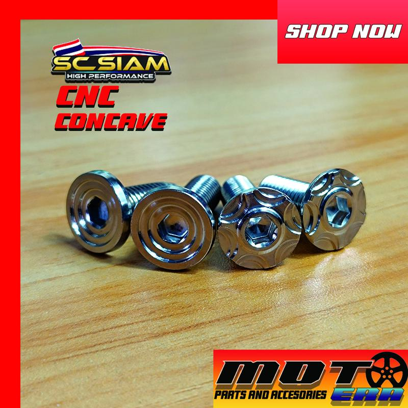 SC SIAM CNC CONCAVE DISC BOLT STAINLESS HONDA YAMAHA SUZUKI (SOLD ...