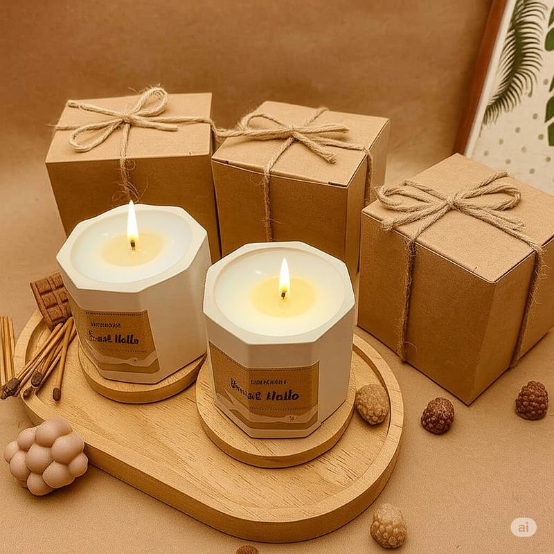 Scented Candle Hampers Lilin Aromaterapi Souvenir Wedding Gift Birthday ...