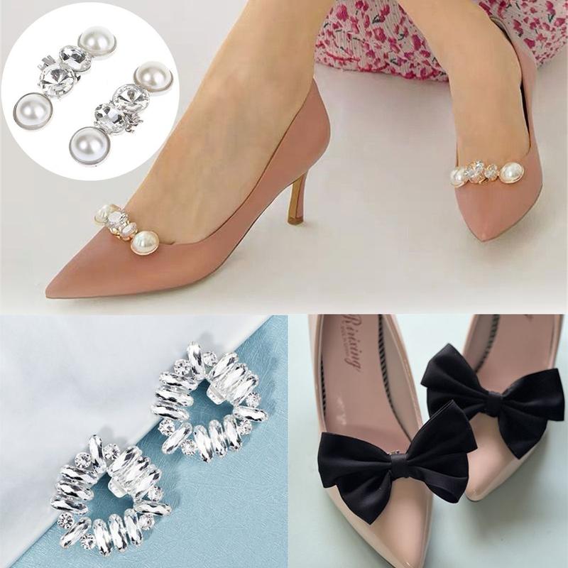 Klip Hiasan Berkilat, Set 2PCS, Untuk Wanita, Sesuai untuk Perkahwinan ...