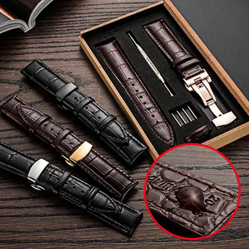 Crocodile Pattern Cowhide Watch Str 12mm 14mm 16mm 18mm 19mm - TikTok ...