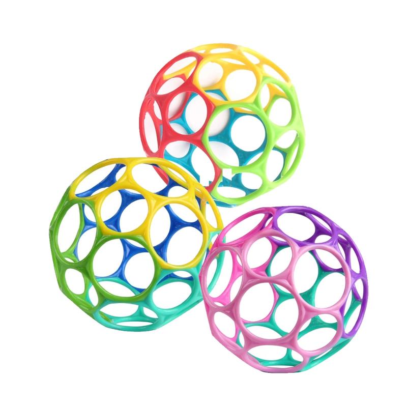 Bright Starts Oball Classic Easy-Grasp Toy (Assorted Colours) - TikTok ...