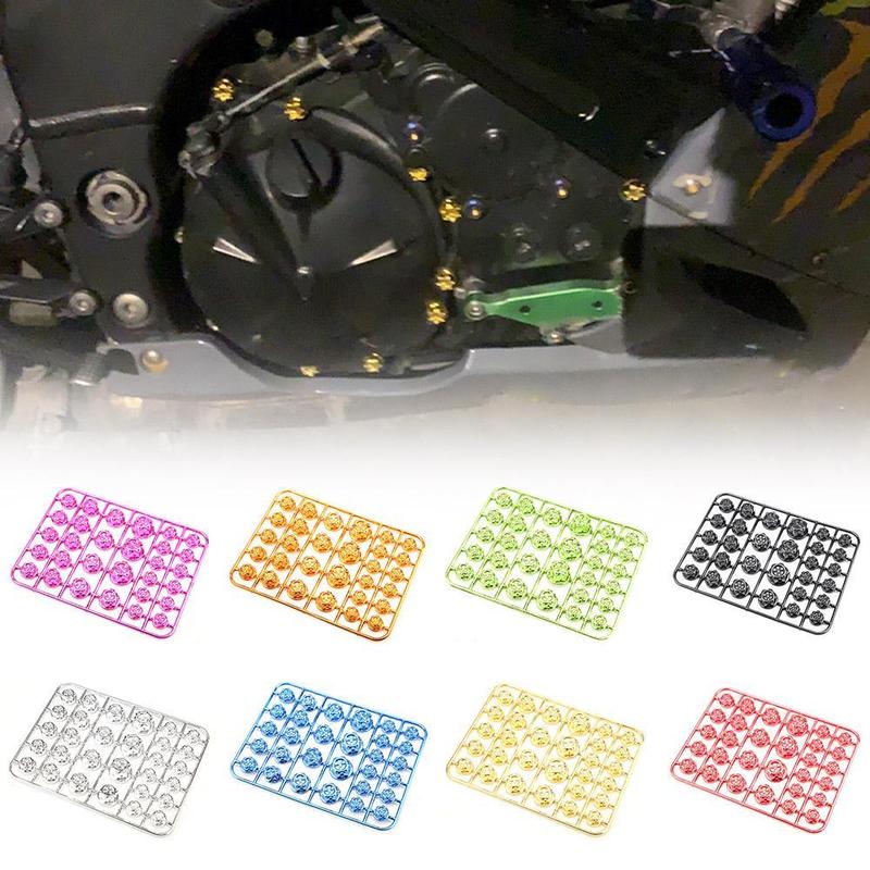 30pcs Motorcycle Nut Set Kit Engine Nut Bolt Cover Motorcycl - TikTok ...