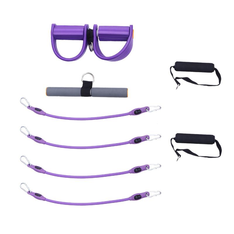Fitness Bands Exercise Resistance Men Elasticity 65.5X26.5cm Purple ...