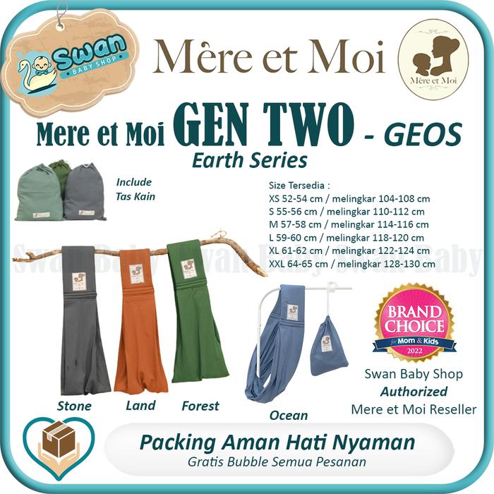 Jual Mere - Geos Gen Two Earth Series Mere et Moi / Gendongan Kaos Bayi ...