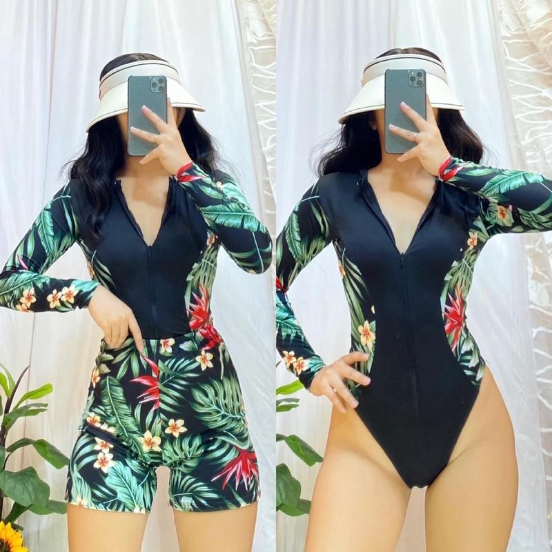 Bora 2 in 1 Summer Rashguard With Short Beachwear Outfit Summer - TikTok Shop Philippines